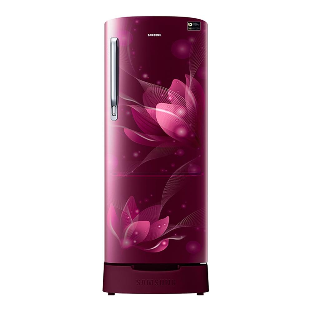 Buy Samsung 212 litres 4 Star Single Door Refrigerator, Saffron Red ...
