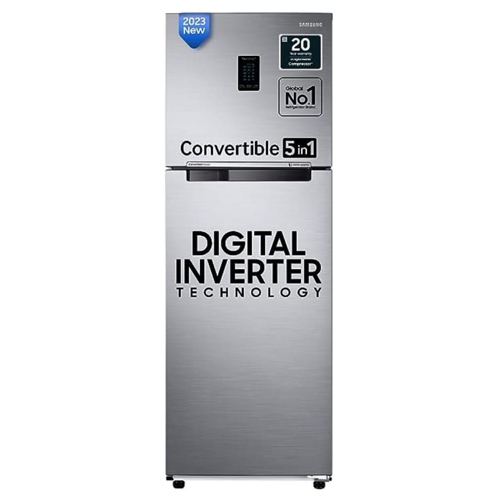 Buy Samsung 322 L 3 Star Double Door Refrigerator, Elegant Inox ...