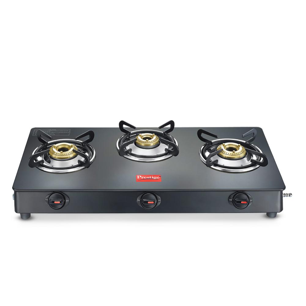 Buy Prestige Magic Plus Glass Top 3 Burner Gas Stove, GTMP 03 at ...