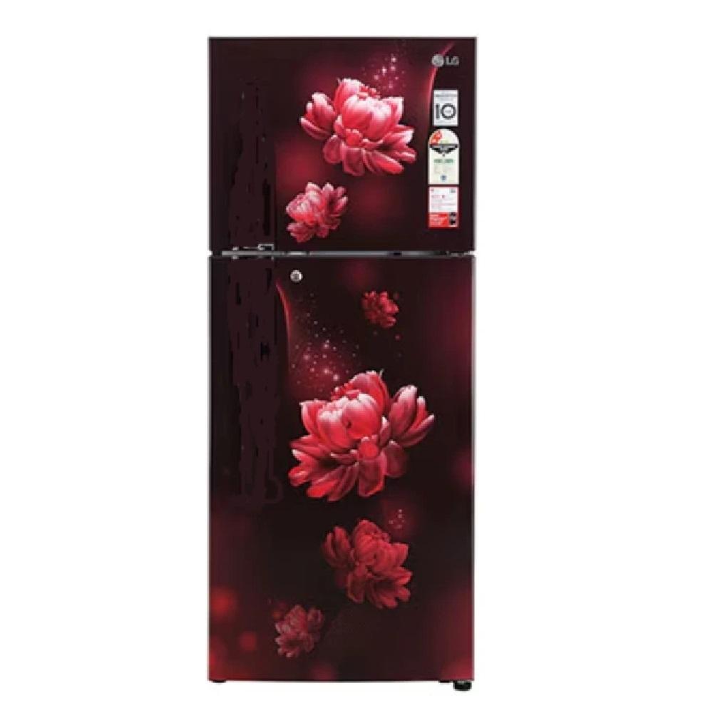 Buy LG 240 L 2 Star Frost Free Double Door Refrigerator, Red Water Lily, GL-S292SRWY at Reliance ...