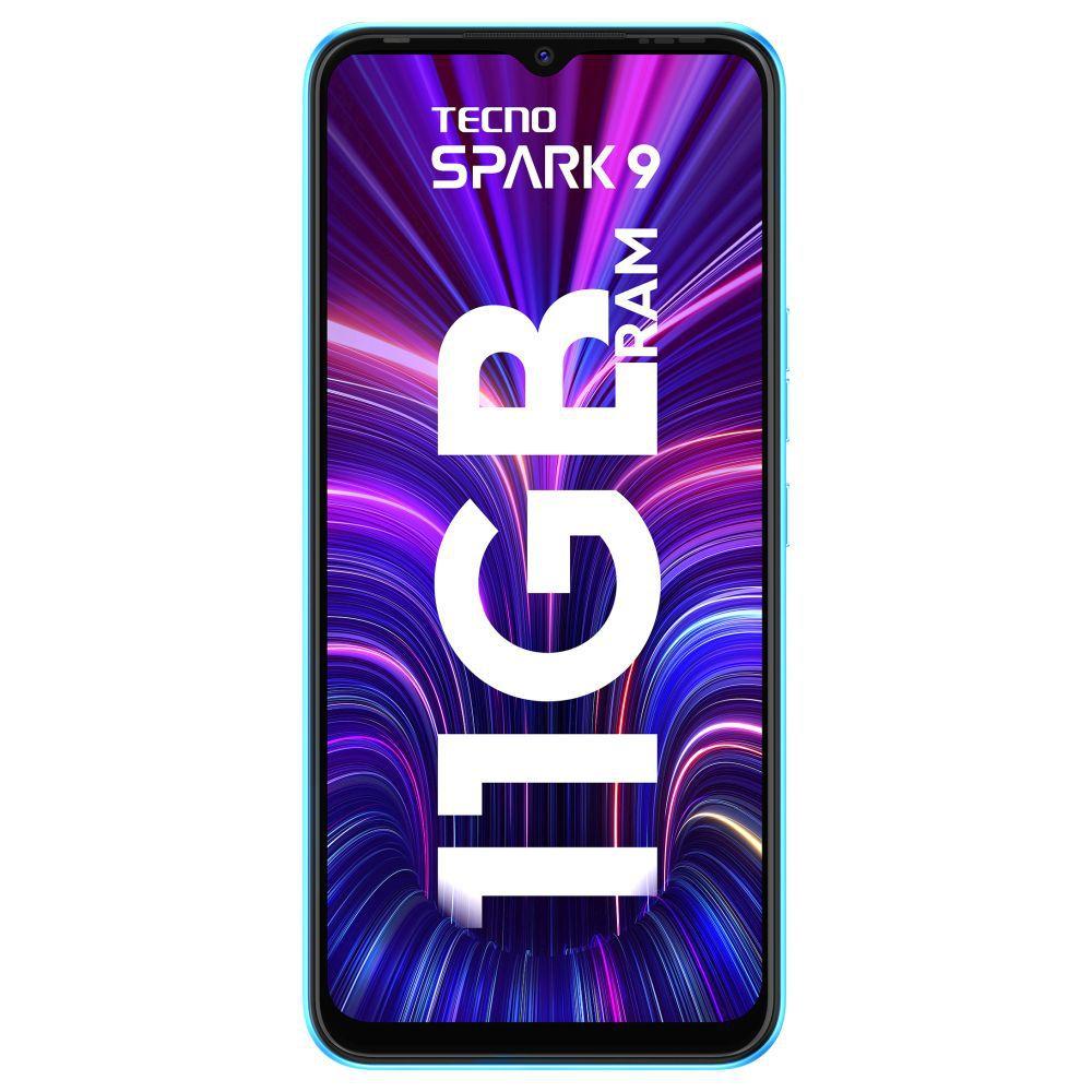Tecno Spark 9 128GB, 6GB RAM, Sky Mirror, Mobile Phone