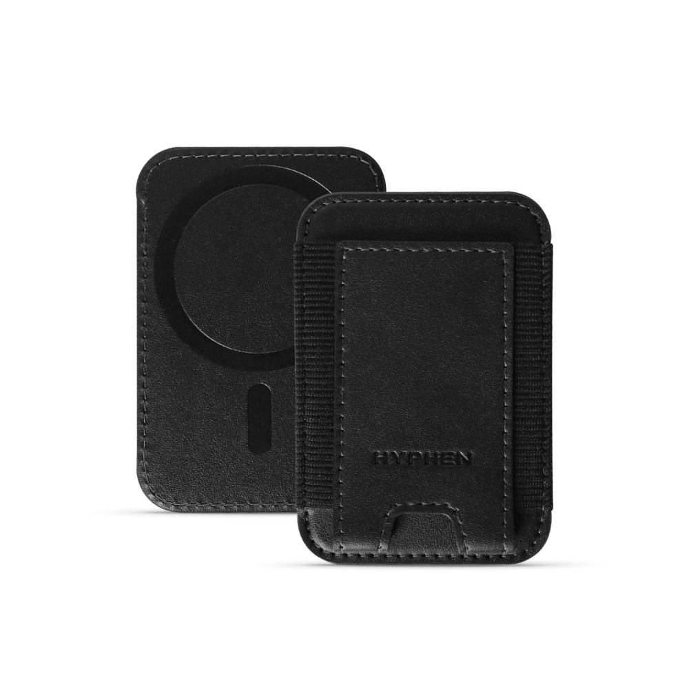 Hyphen MagSafe Wallet Single Pocket Holder, Black