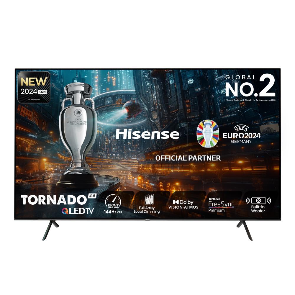 Buy Hisense 254 cm (100 inch) Ultra HD (4K) Smart QLED TV, 100Q7N, Dark ...