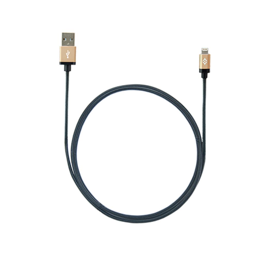 Buy Reconnect DNC UL-B Charge/ Sync Lightning Cable, Gold/Black at ...