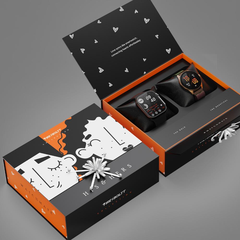 Buy Fire-Boltt Watchmate Smartwatch, Black & Rainbow at Reliance Digital