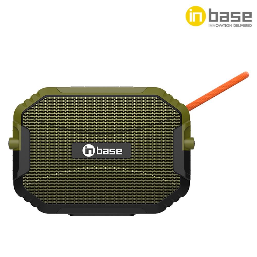 Buy Inbase IB-1663 Boom Plus Bluetooth Speaker with HD Mic and Rugged and Water Resistant, Green ...
