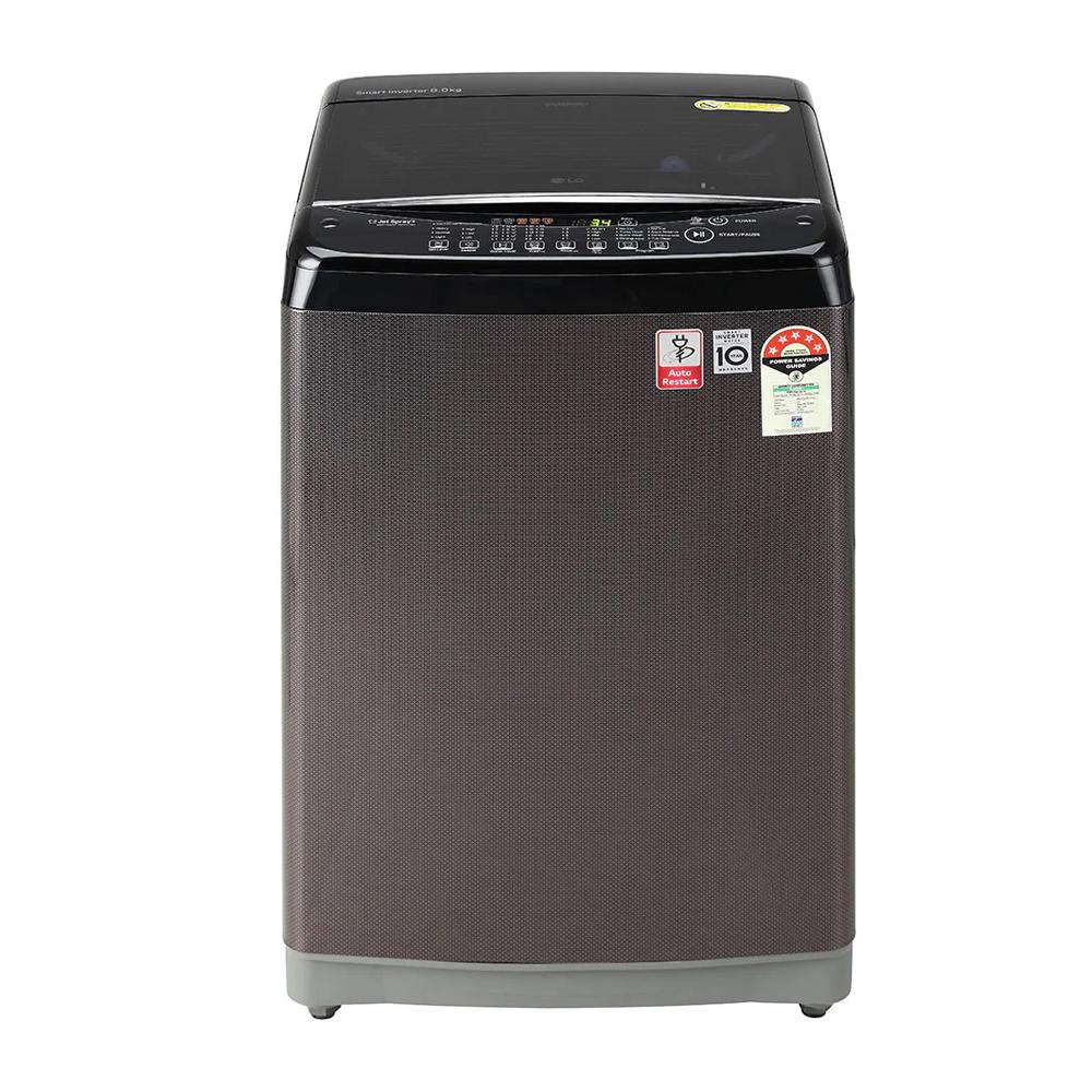Buy LG 8 Kg Top Loading Fully Automatic Washing Machine, T80SJBK1Z ...