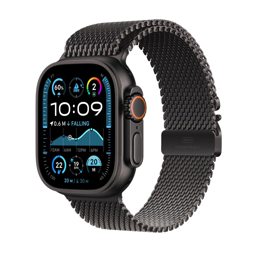 Apple Watch Ultra 2 GPS + Cellular 49 mm Black Titanium Case with Black ...
