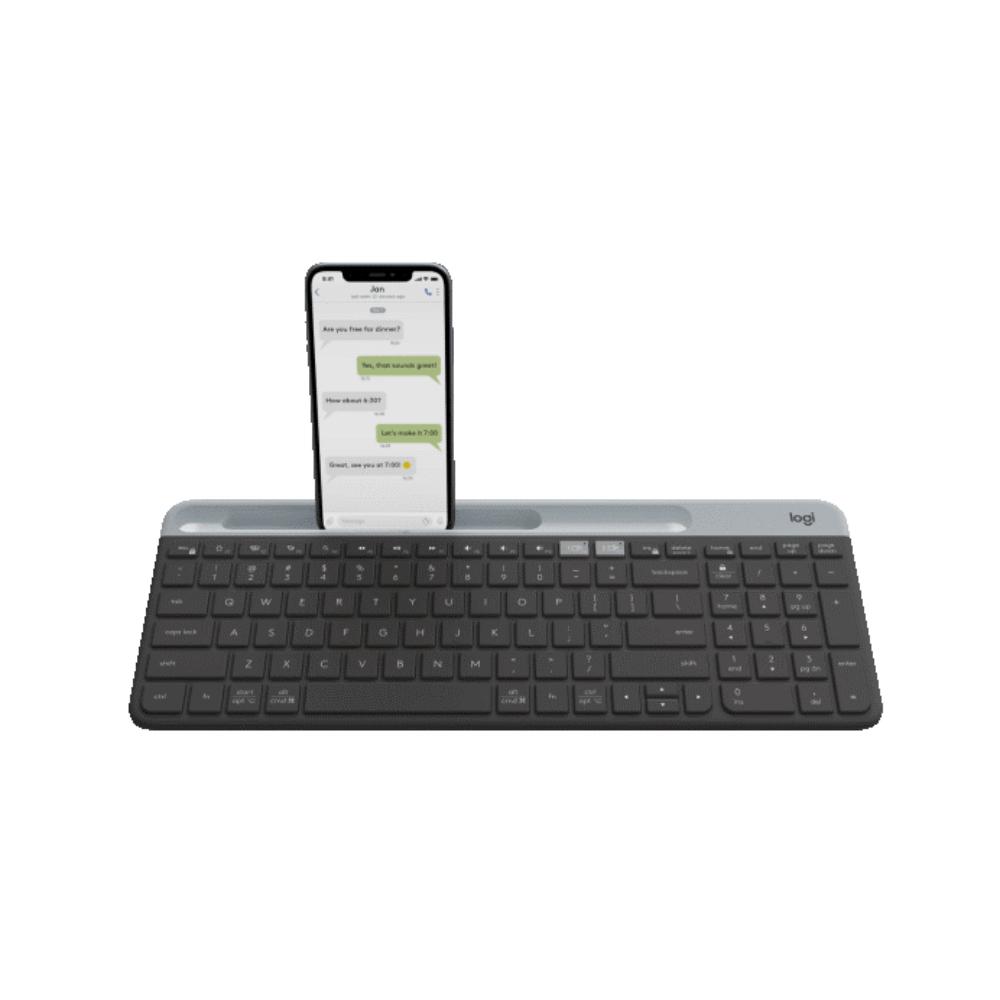 Buy Logitech Multi Device K580 Wireless Keyboard, Graphite - Logitech ...