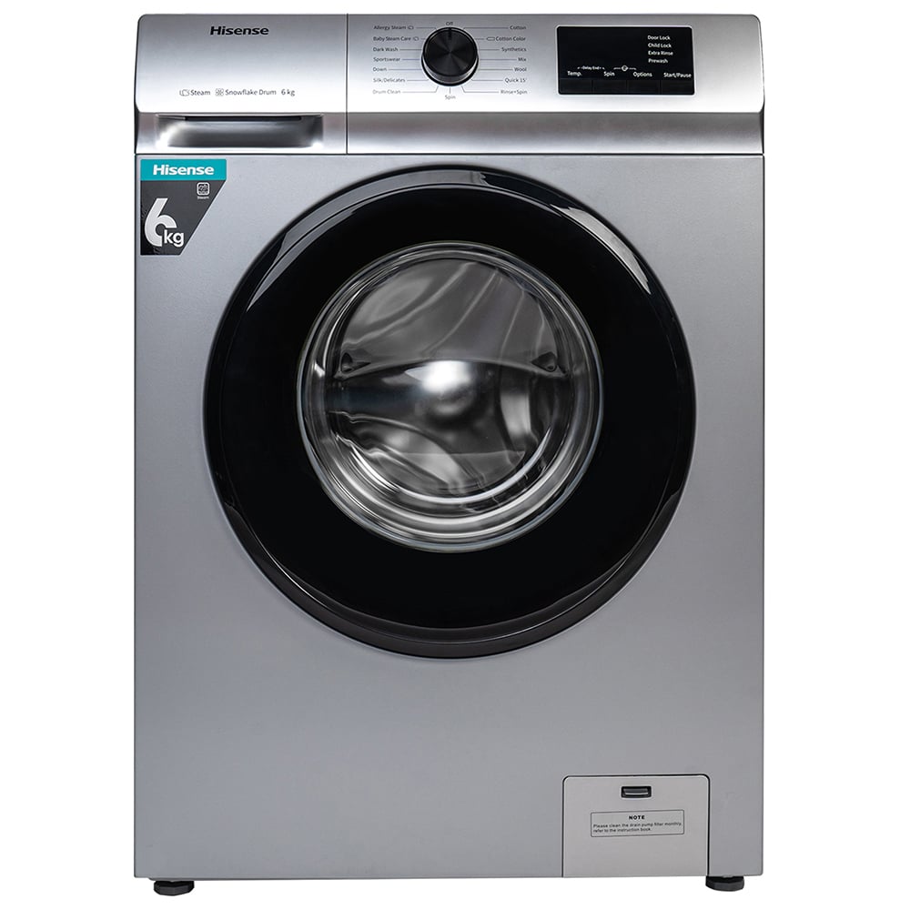 Buy Hisense 6.0 Kg Fully-Automatic Front Loading Washing Machine ...