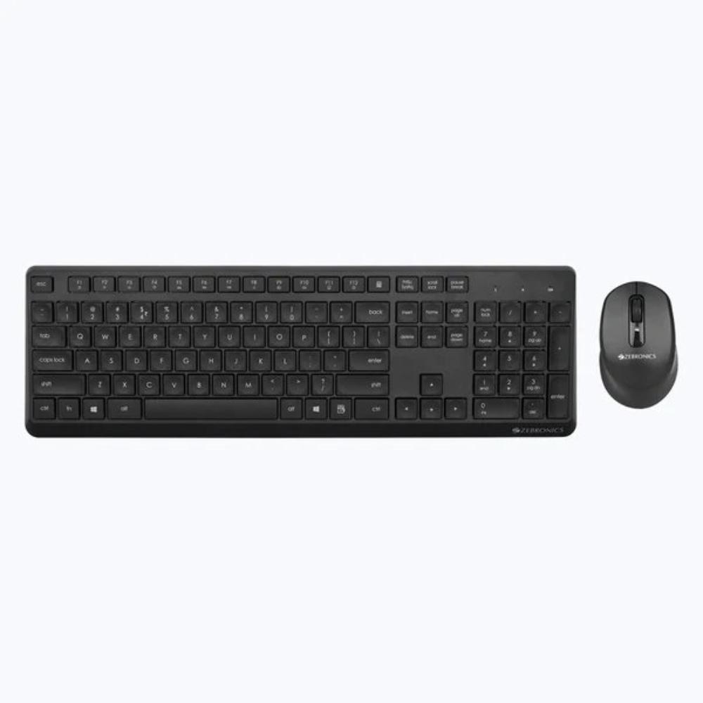 Buy Zebronics Companion 200 Wireless Keyboard And Mouse Combo Black at ...