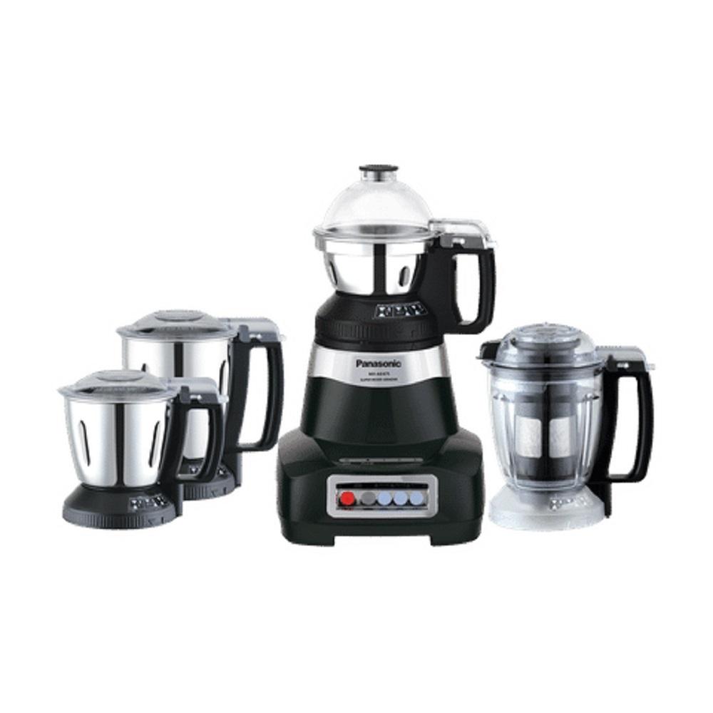 Buy Panasonic 750 Watts 4 Jars Mixer Grinder, Double Safety Locking, MX ...