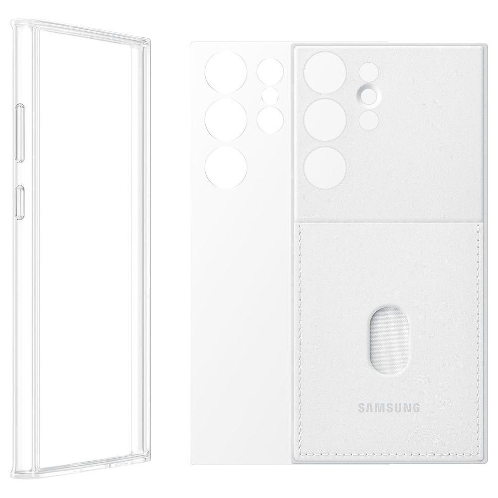 Buy Samsung Frame Mobile Case for Samsung Galaxy S23 Ultra, White EF ...