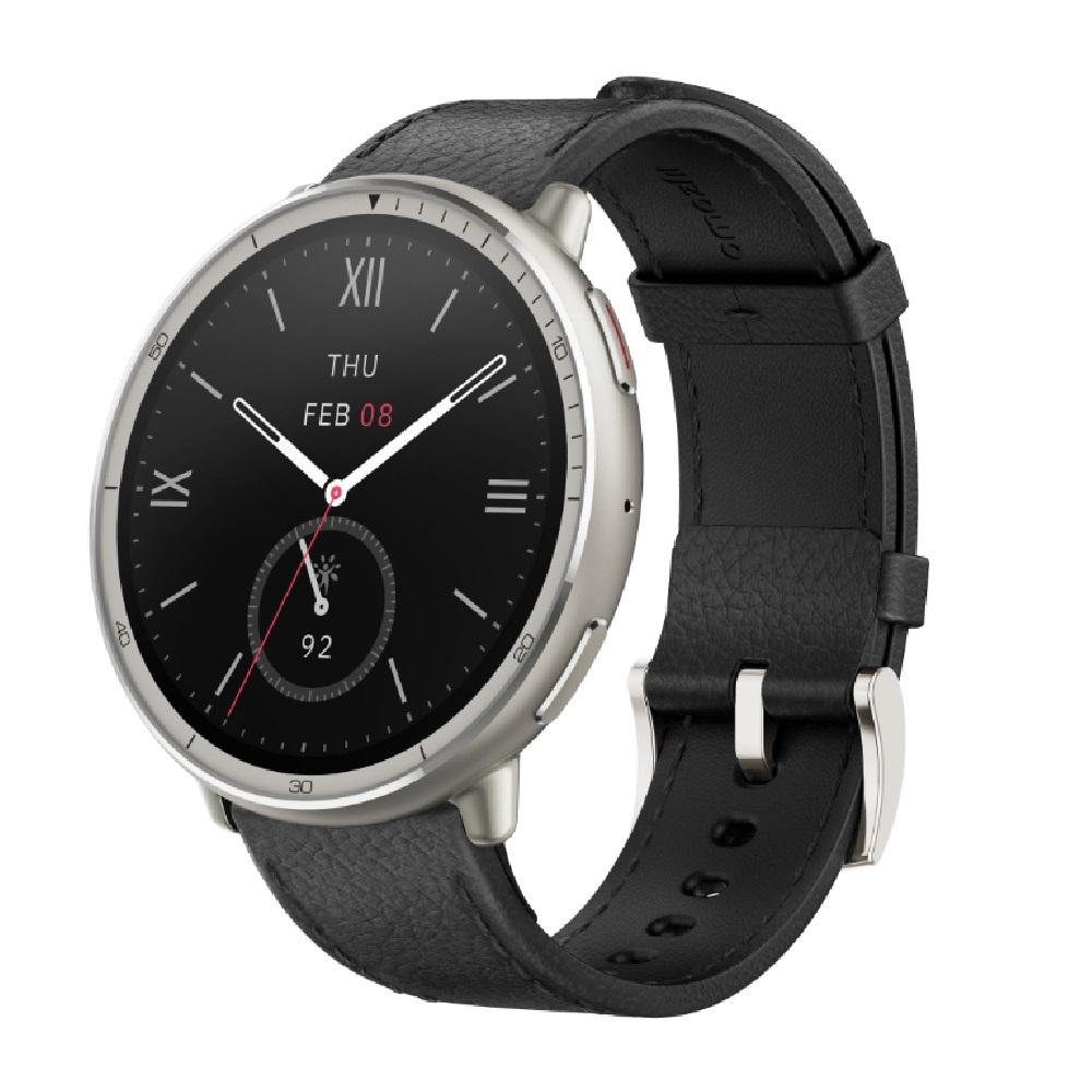 Buy Amazfit Active 2R Black Leather Premium Version Smartwatch at ...