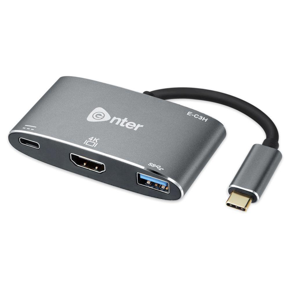 Buy Enter E-C3H USB-C Hub with USB-C PD Port, HDMI Port, USB 3.0 Port ...