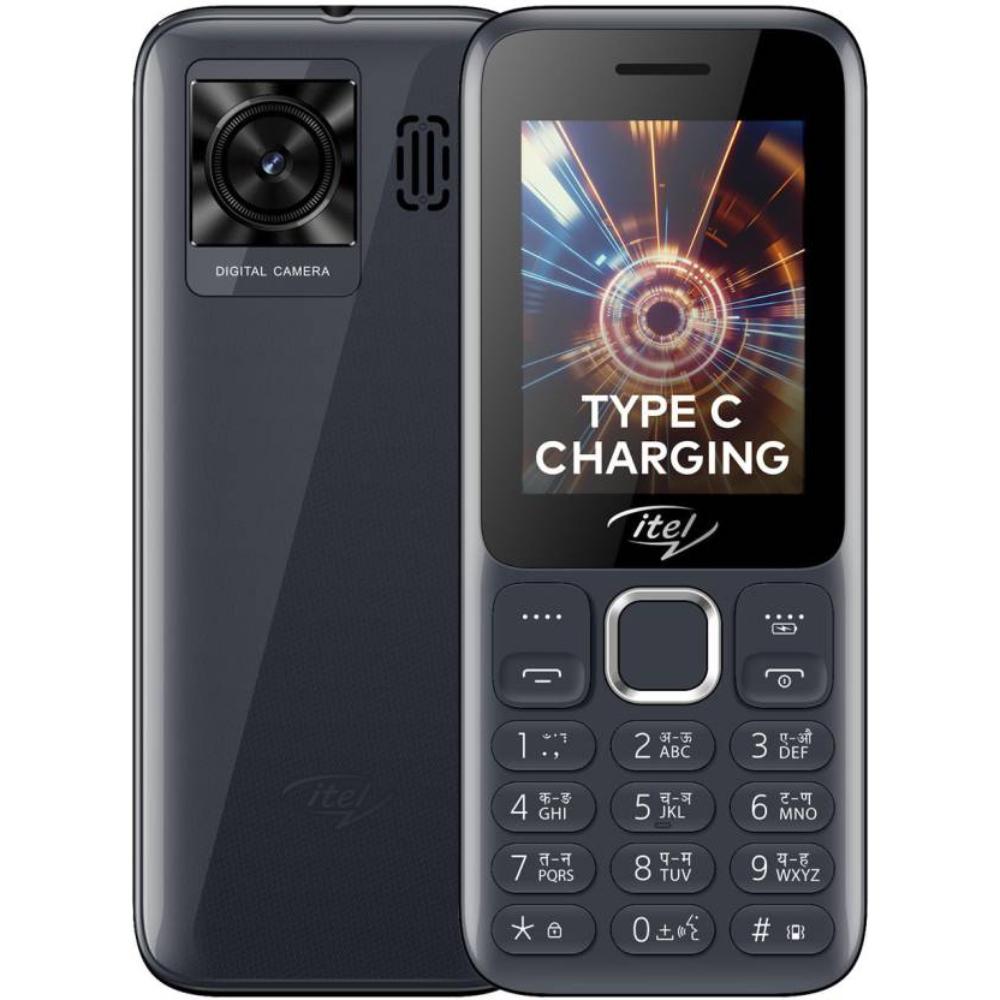 itel P450 4 MB RAM, Dark Grey, Mobile Phone