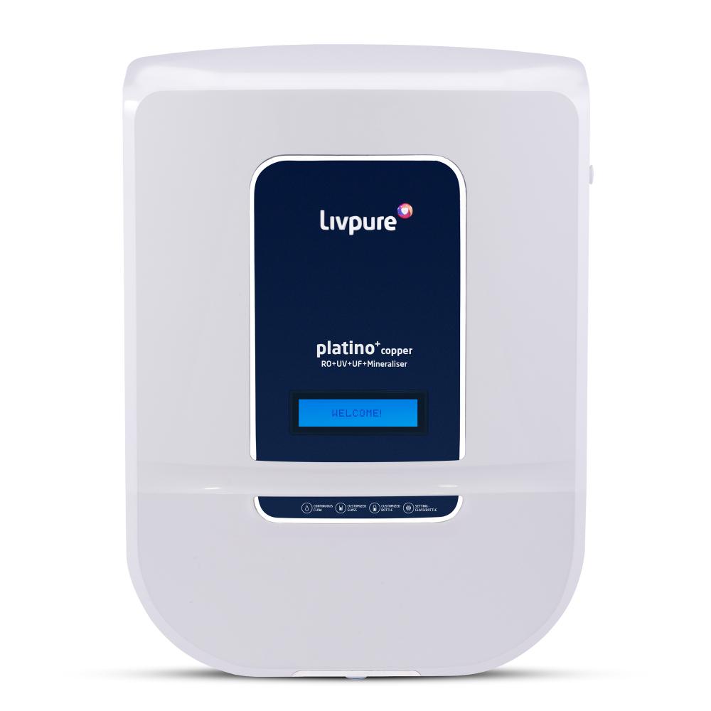 Buy Livpure Platino+ 8.5 L RO+UV+UF Water Purifier with 8 Purification ...