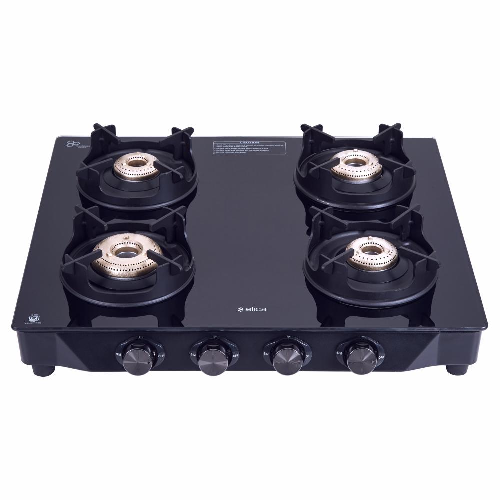 Buy Elica Crest 460 J Nero 4 Burners Cooktop, Black at Reliance Digital
