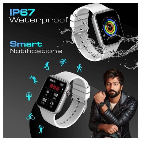 Fire Bolt Call Smart Watch with Bluetooth Calling, IP67 Water Resistant ...