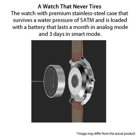 Noise NoiseFit Fusion Smart Watch, Vintage Brown