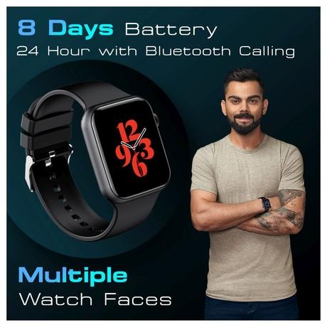 Fire Bolt Call Smart Watch with Bluetooth Calling, IP67 Water Resistant ...