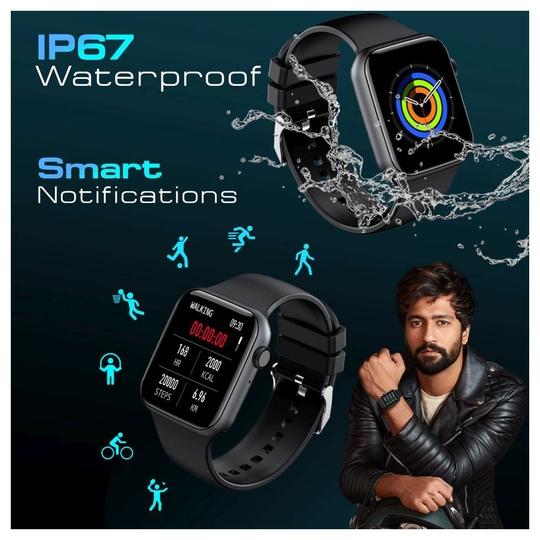 Fire Bolt Call Smart Watch with Bluetooth Calling, IP67 Water Resistant ...